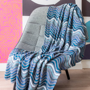 PAINTING WAVES BLANKET PATTERN - Stephen & Penelope