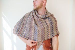 WOVEN CHECKS SHAWL PATTERN - Stephen & Penelope