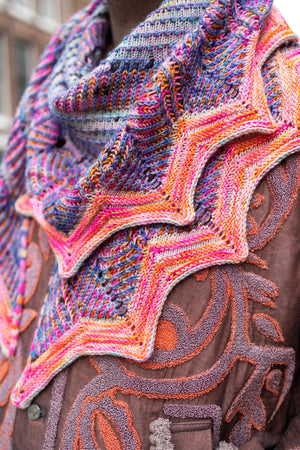 FIBER FEST SHAWL PATTERN - Stephen & Penelope